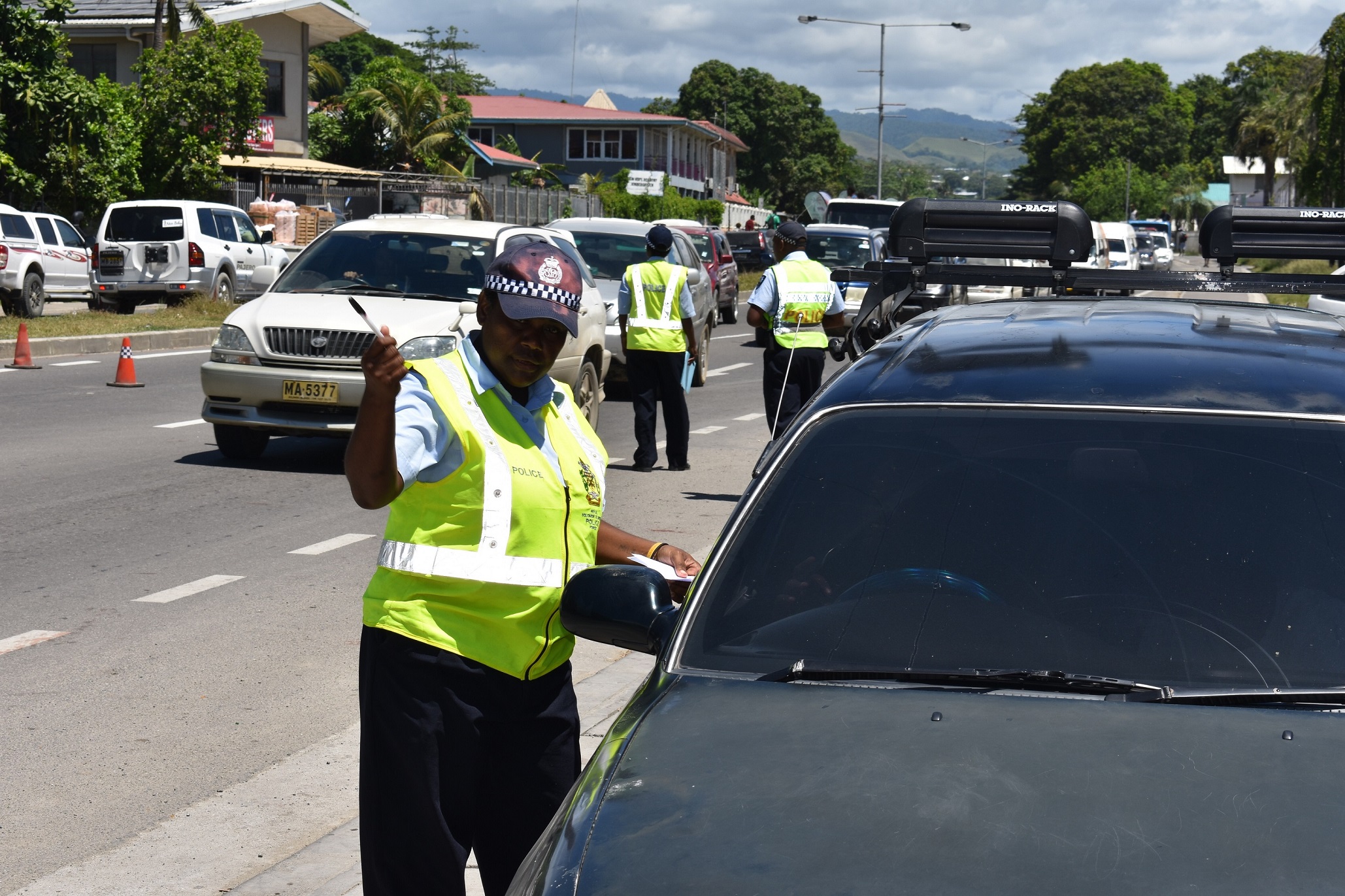 RSIPF boost traffic checks in preparation for the election of new PM | Royal Solomon Islands ...